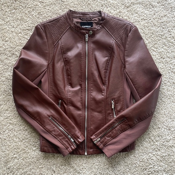 Express | Jackets & Coats | Express Leather Jacket | Poshmark